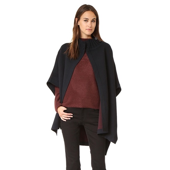 Theory | Sweaters | Theory Palomina Turtleneck Sweater Black Red Ml ...